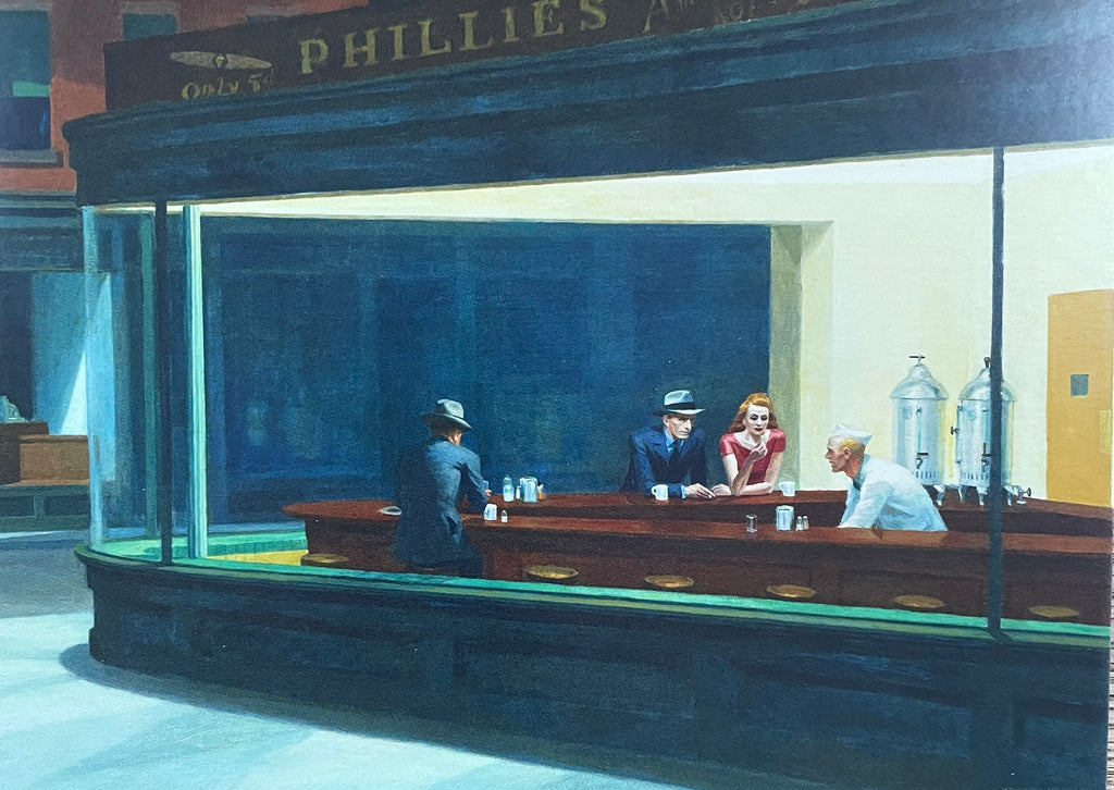 Edward Hopper Nighthawks Guerre Stellari Merry Christmas Y'all!!! 🎄